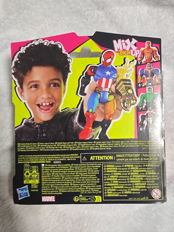 SPIDER-MAN Marvel MixMashers Custom Mix-and-Match Action Figure NIB | eBay