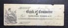 1860 Vintage "Bank of Commerce" Check! | eBay