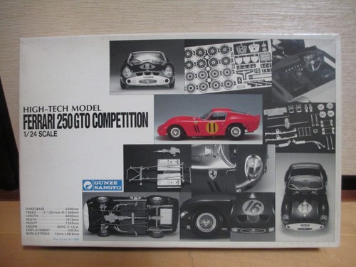 GUNZE 1/24 Ferrari 250 GTO COMPETITION HIGH-TECH MODEL KIT | eBay