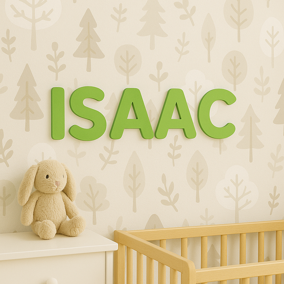 Nursery Wall Letters Custom 3D Printed– Any Font & Size 1-10” – Kids ...