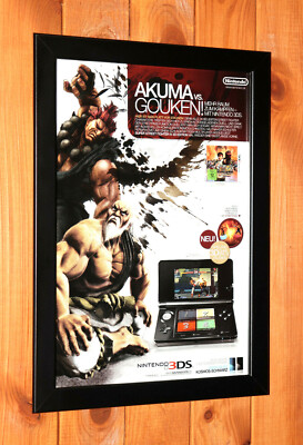 Super Street Fighter IV Akuma vs Gouken PS3 Capcom Rare Small Poster Ad ...