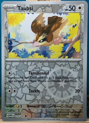 POKEMON - 151 - Taubsi - 016/165 - REVERSE HOLO - deutsch | eBay.de