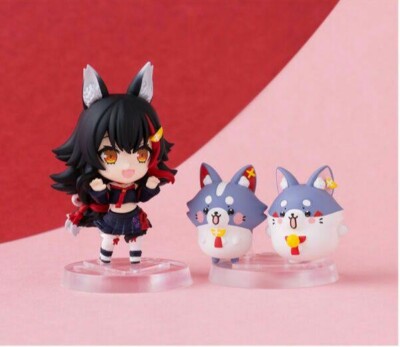 hololive Deformed Collection Vol.1-3 Ookami Mio Miofa Set Figure JAPAN ...