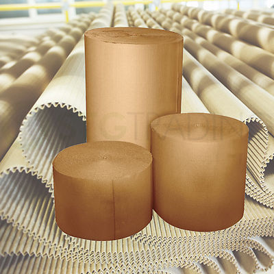 CORRUGATED CARDBOARD PAPER - 75M FULL ROLLS - CARD WRAP - STRONG SHEETS ...