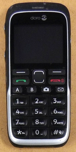 Doro PhoneEasy 520X - Black ( Consumer Cellular ) Very Rare Cellular ...