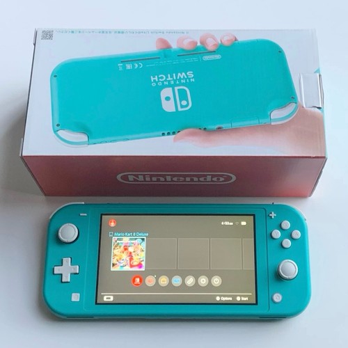 💎 100% OFFICIAL TURQUOISE BLUE NINTENDO SWITCH LITE PLUS ORIGINAL BOX BOXED ️ | eBay Australia