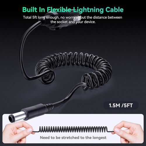 Car Adapter for Insignia HandheldLCD TV Portable DVD Player DX-P9DVD DX ...