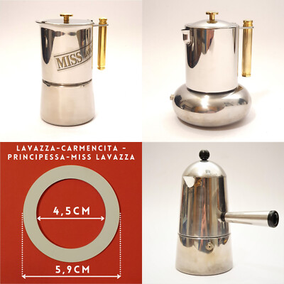 Carmencita Miss Lavazza Princess 2 Cups Moka Coffee Maker Gasket | eBay