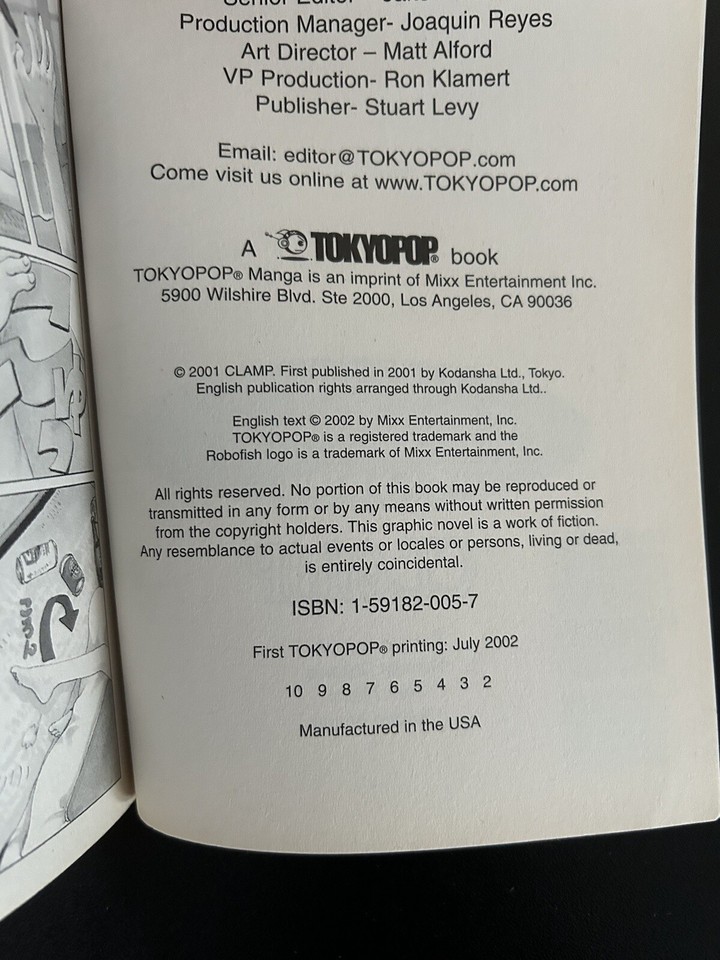 Anime Manga Tokyopop Chobits Books Volume 3 & 4 By Clamp | eBay