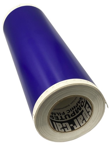Avery Vinyl Plotter Roll Translucent Royal Blue 15 in x 110 ft 36.67 ...