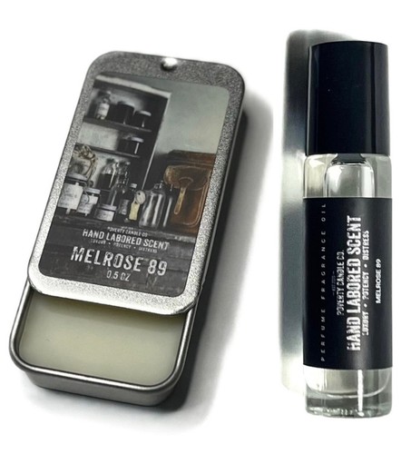 MELROSE 89 SOLID PERFUME +ROLLER OIL LONG WEAR BY POVERTY CANDLE CO. | eBay