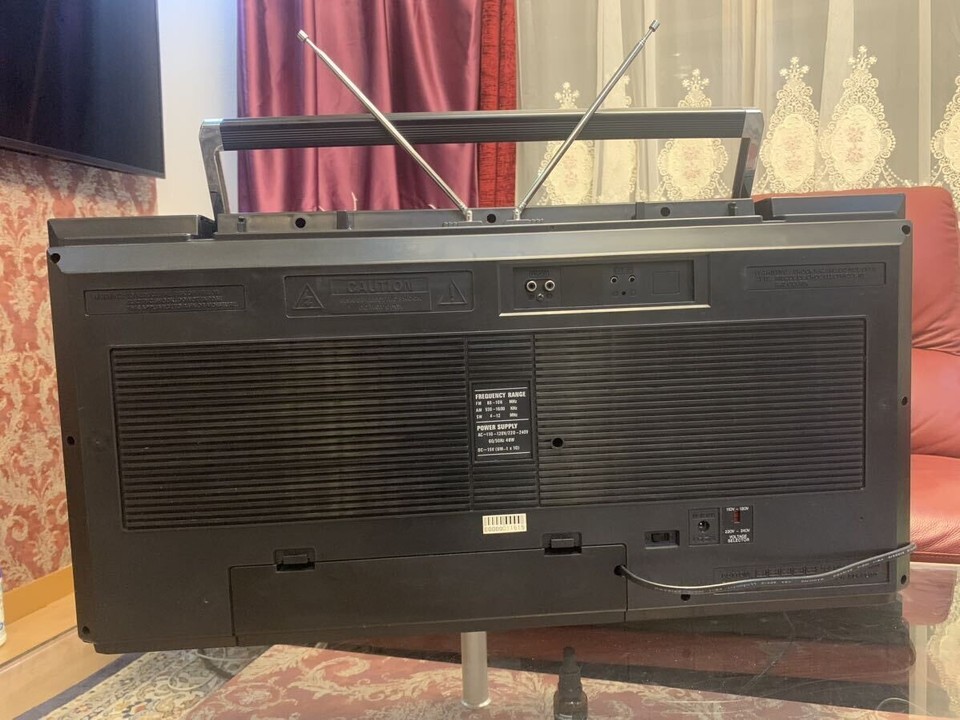 LASONIC TRC-975 Boombox Stereo Radio Cassette Player Recorder working ...