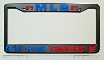 *New* MLB New York Yankees License Plate Frame (Made of Heavy Plastic ...