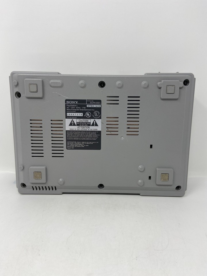 Sony PlayStation PS1 Console Model No. SCPH-5501 (Console Only) (Tested ...