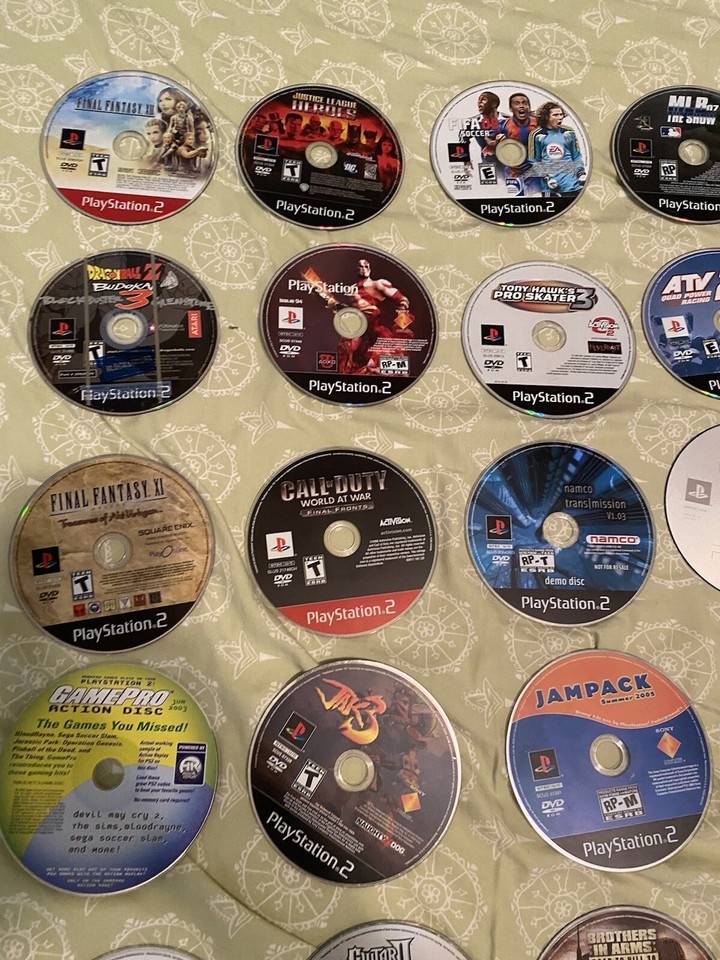 Lot of 41 PlayStation 2 PS2 Games/Discs Bundle Gauntlet Final Fantasy ...