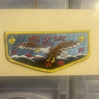 MIC-O-SAY 541 FLAP Vintage Boy Scouts Flap Patch - Rare- | eBay