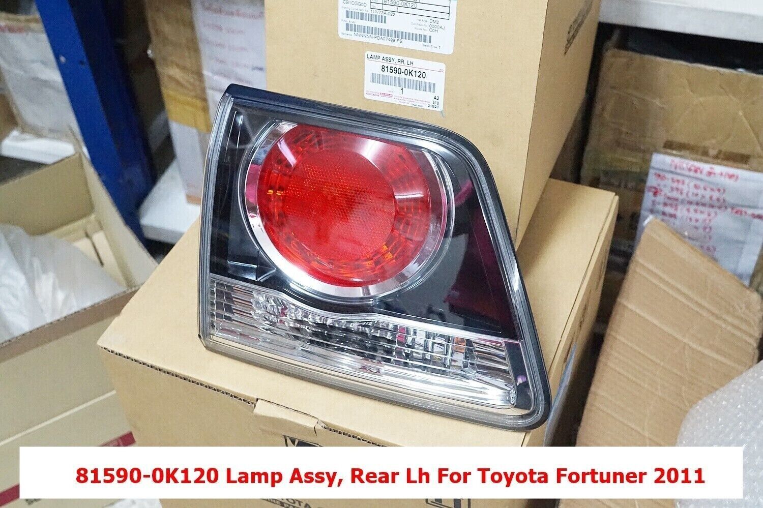 81590-0K120 Lamp Assy Rear LH For Toyota Fortuner 2011 | eBay