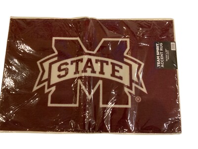 Mississippi State Bulldogs MSU Accent Rug Team Spirit 19.375 X 30” New ...