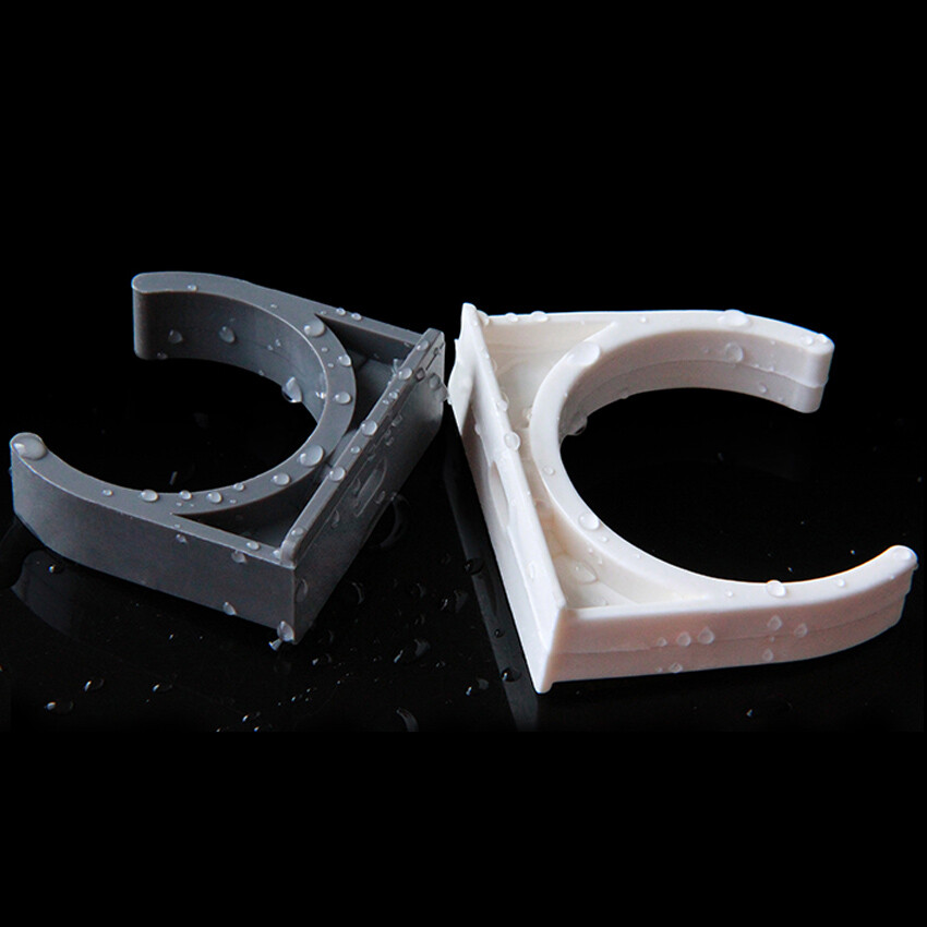 PVC Rohre Klemmfitting Rohrschelle Klemm U-Form 20, 25, 32, 40, 50 mm ...