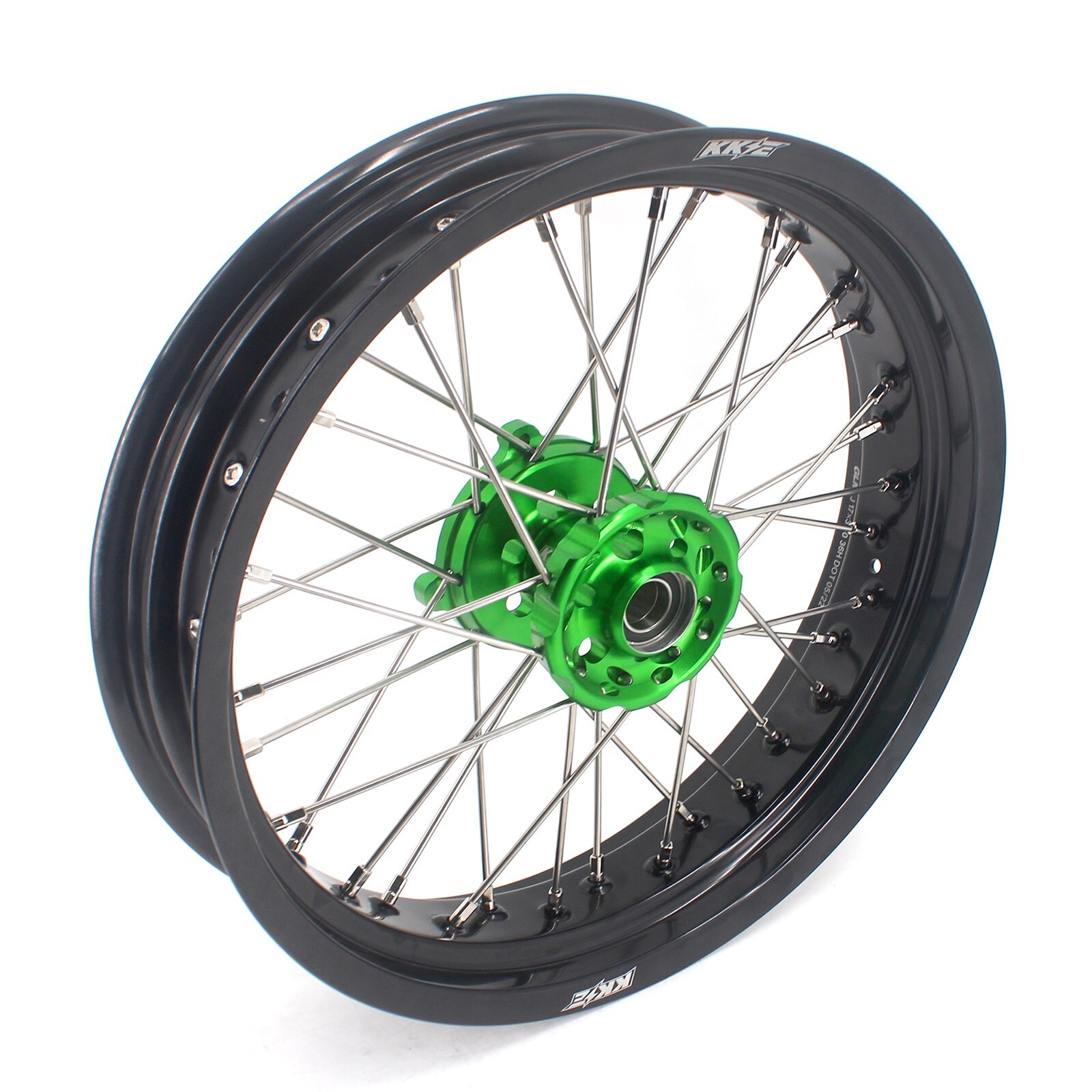 KKE 17" Supermoto Wheels Rim Fit Kawasaki KX250 KX450 2019-2023 KX450X ...