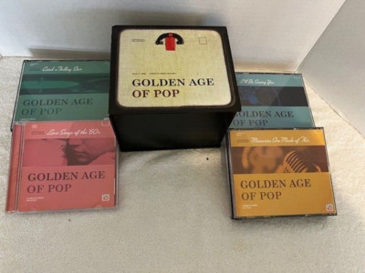 CDs 10 Discs Golden Age of Pop Time-Life Box Set by Various Artists 155 ...