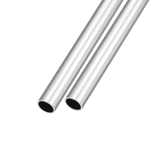 6063 Aluminum Tube (11mm OD x 9mm ID x 300mm L) 2Pcs, Aluminum Round ...