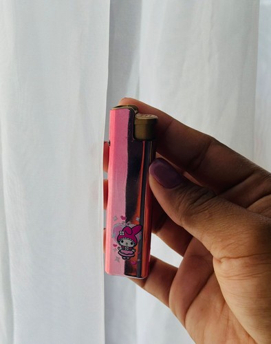 Hello kitty pink flame lighter Sanrio Lighter Kuromi Pink Flame ...