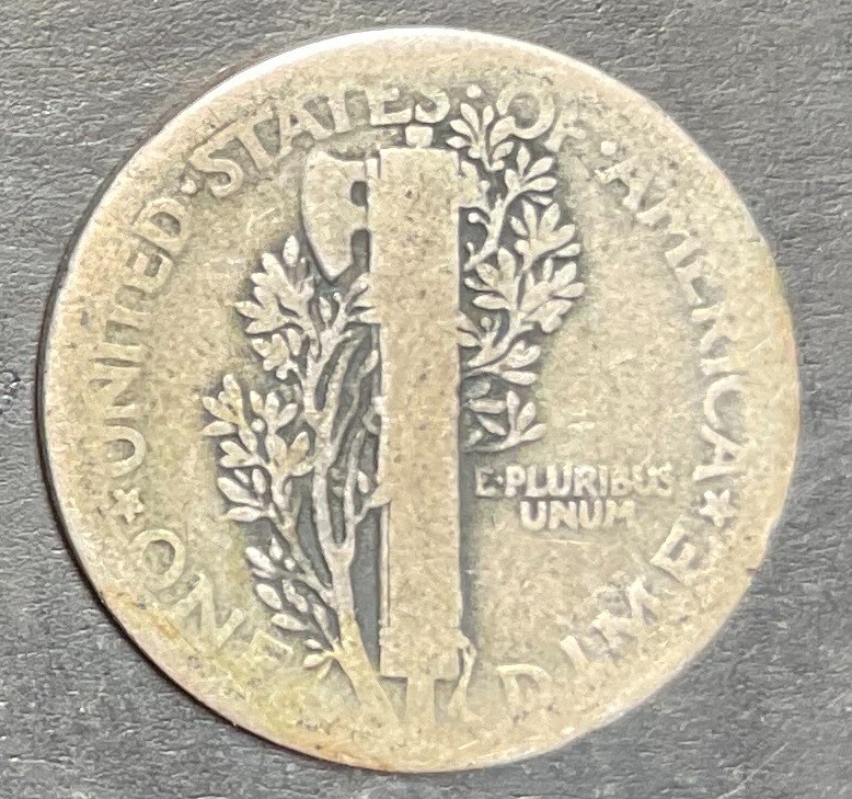 1921-P RARE Key Date Mercury Dime nice antique coin silver collector ...