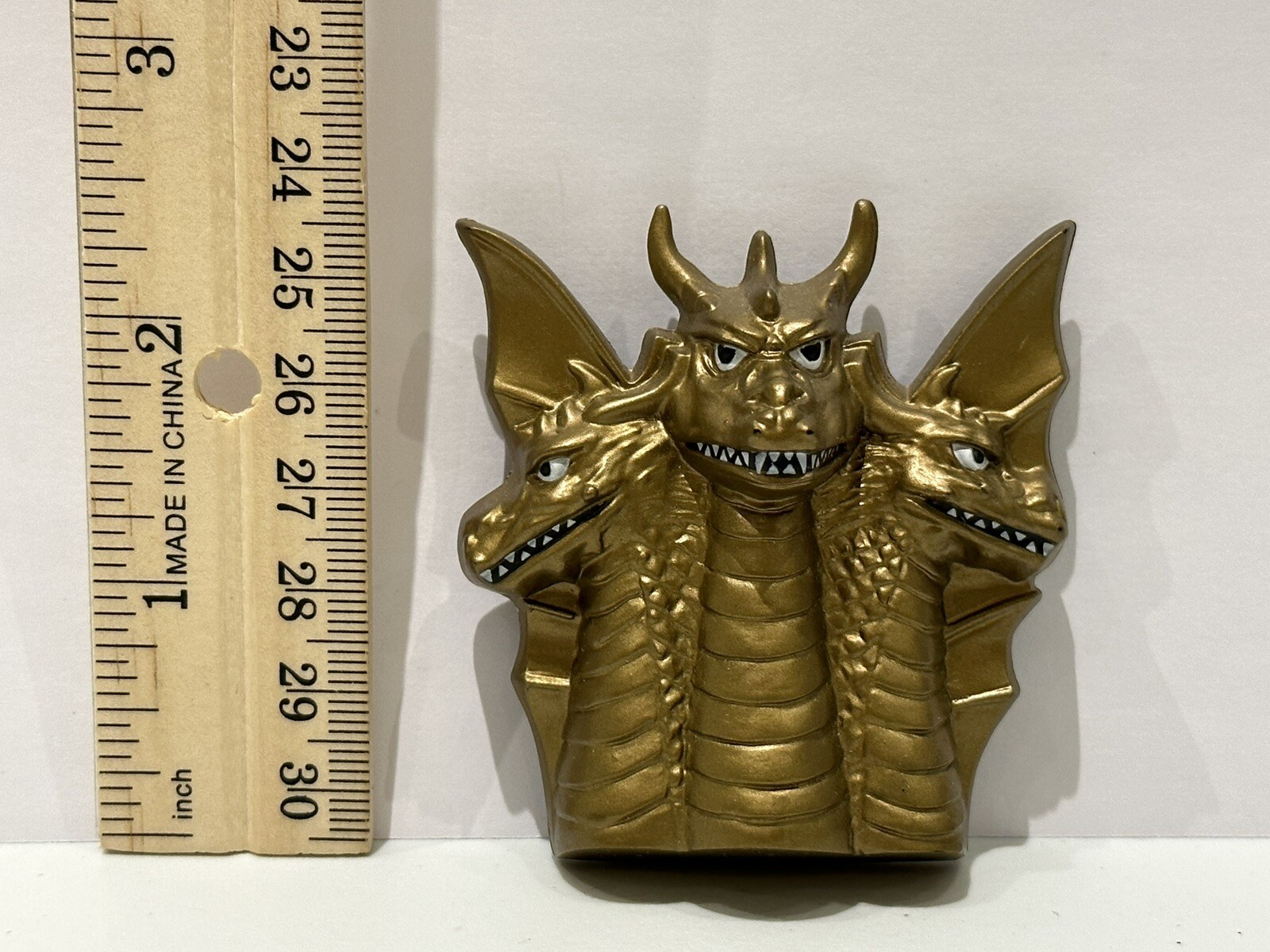 Vintage TOHO Godzilla King Ghidorah Dragon 1964 Plastic Paper Clip ...