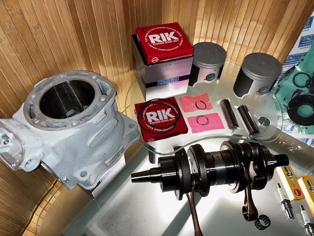 1998-2005 Yamaha XLT800 / GP800 ENGINE REBUILD KIT=Cylinders+CRANK ...