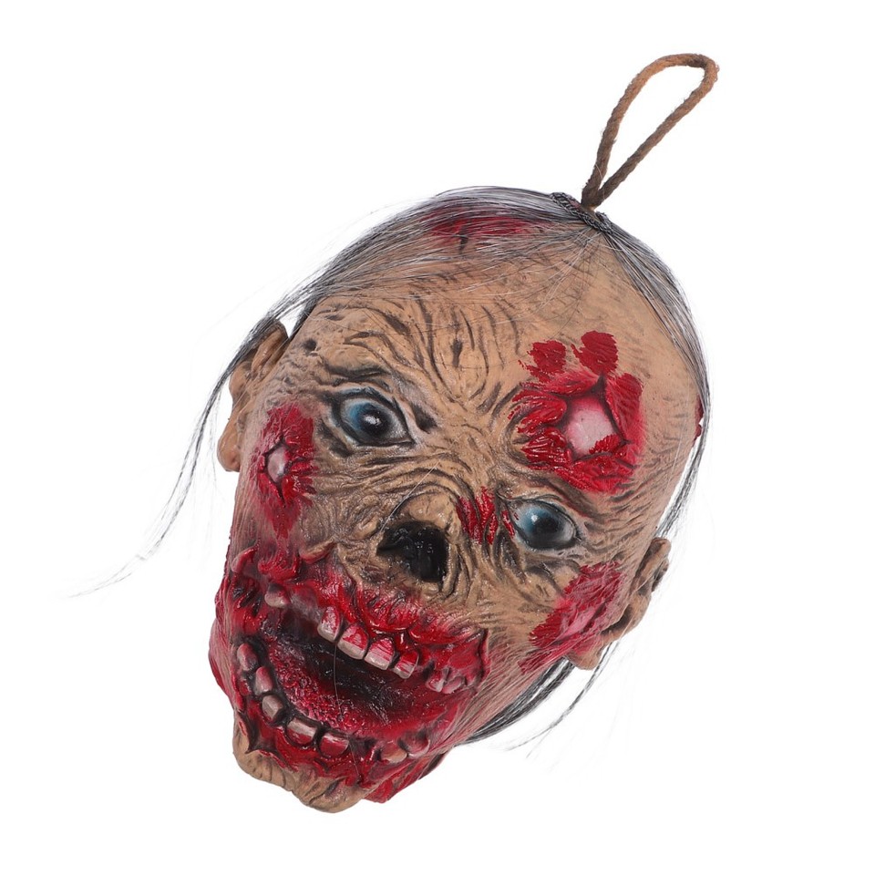 1Pc Chic Halloween Party Decoration Prop Hanging Head Pendant (Assorted ...