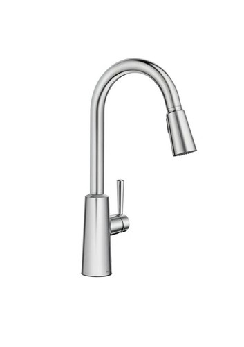 Moen High Arc Riley One-Handle Pulldown Kitchen Sink Faucet Chrome ...