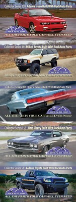 "NEW" ROCKAUTO COLLECTOR SERIES CAR MAGNETS "5 PIECES" | eBay