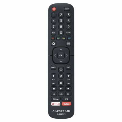 New Original EN2B27AM For Hisense AMSTRAD LED TV Remote Control Netflix ...