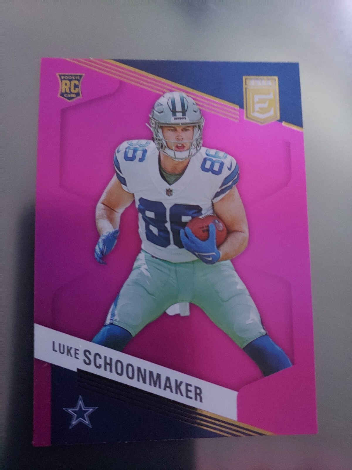 2023 Elite Pink Luke Schoonmaker Rookie Cowboys #164 | eBay