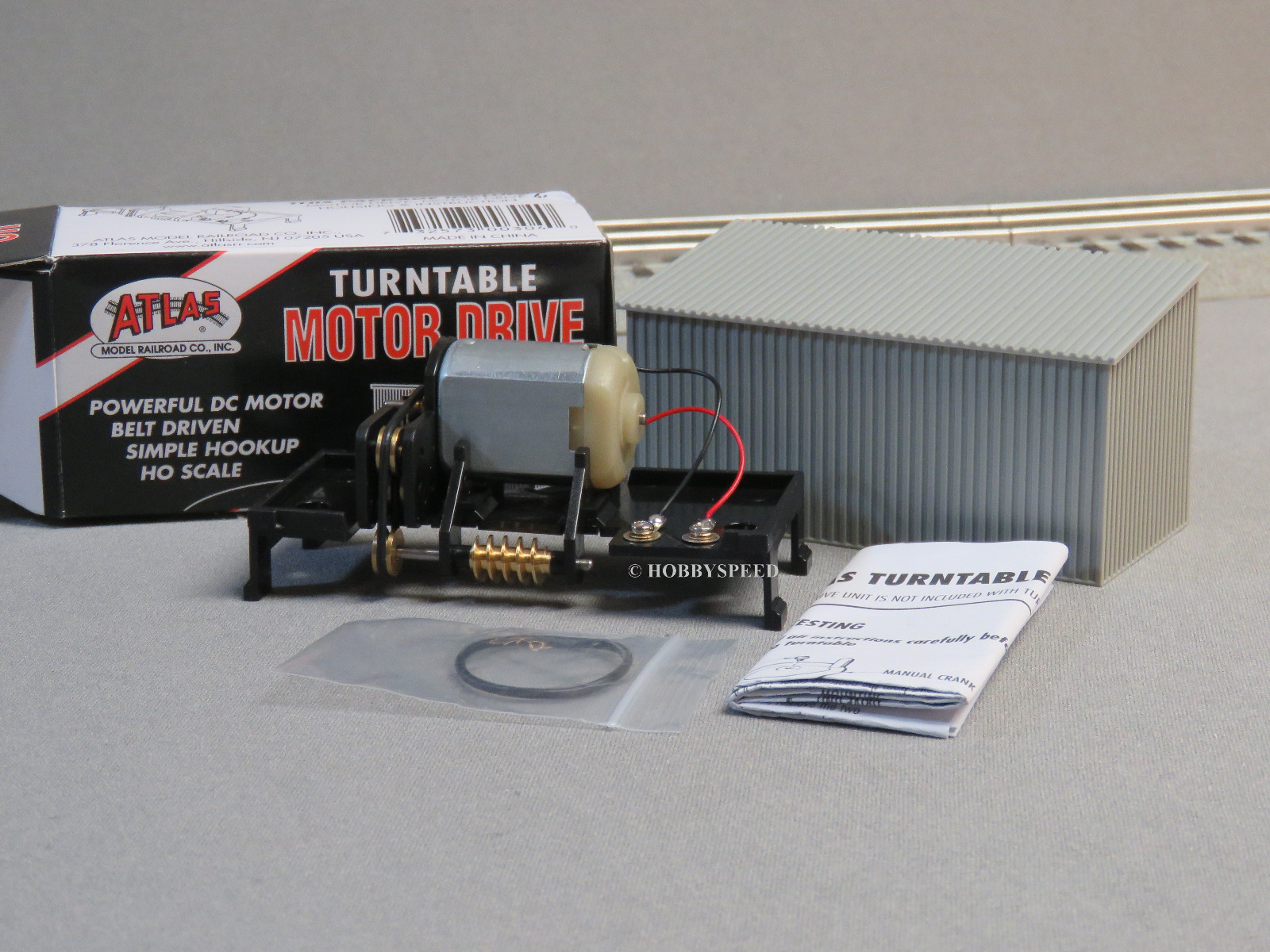 ATLAS HO TURNTABLE MOTOR DRIVE track rail train turn table roundhouse ...