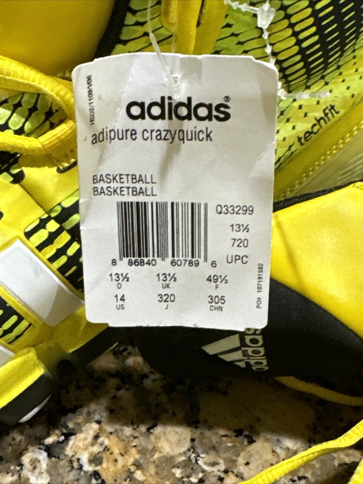 SWEET 2013 Adidas Adipure Crazyquick John Wall Basketball Shoes Men's ...