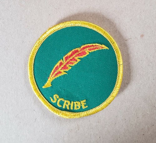 BSA Patrol Position Patch - Scribe (1980s Vintage) | eBay