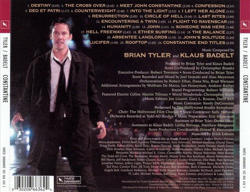 Constantine [Original Motion Picture Soundtrack] by Klaus Badelt/Brian ...