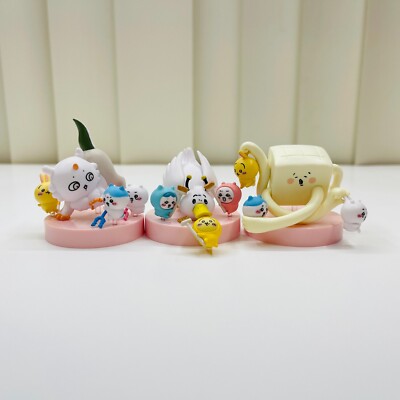 Chiikawa Official Kawaii Mini Figure Hachiware Usagi Crusades Scene Set ...