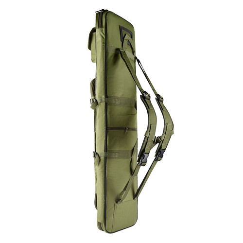 Rifle Case 47" Tactical Long Double Rifle Backpack Gun Bag for Hunting ...