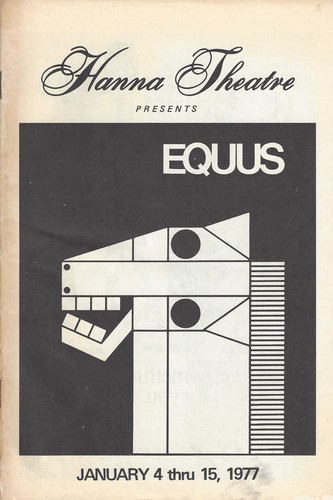 Douglas Campbell "EQUUS" Keith McDermott / Peter Shaffer 1977 Cleveland ...
