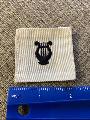 USN US Navy Musician Patch Rate Rating Symbol INV8466 | eBay
