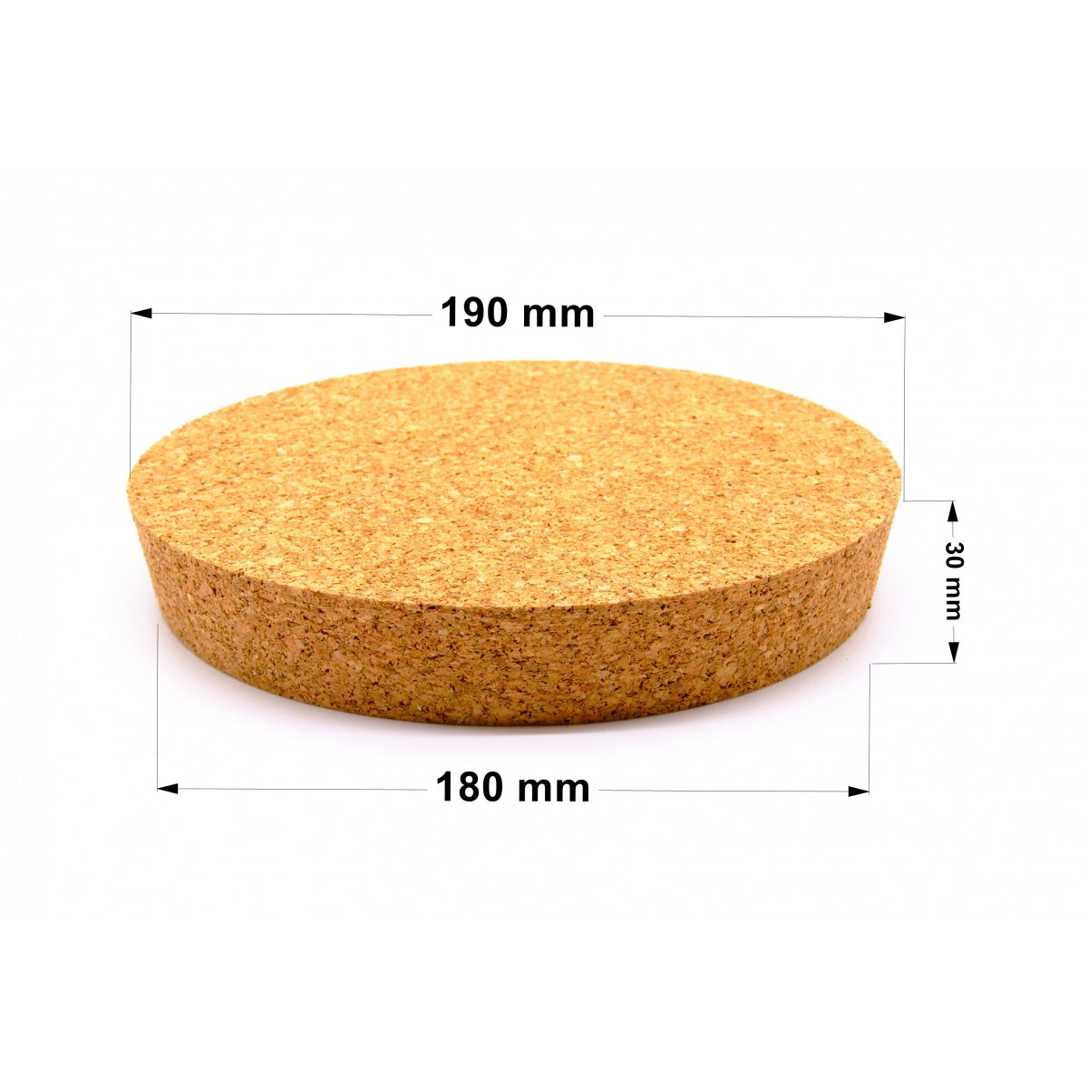 Large Cork Lid - Tapered Cork Stopper, Cork Bung, Natural Cork, Lid for ...