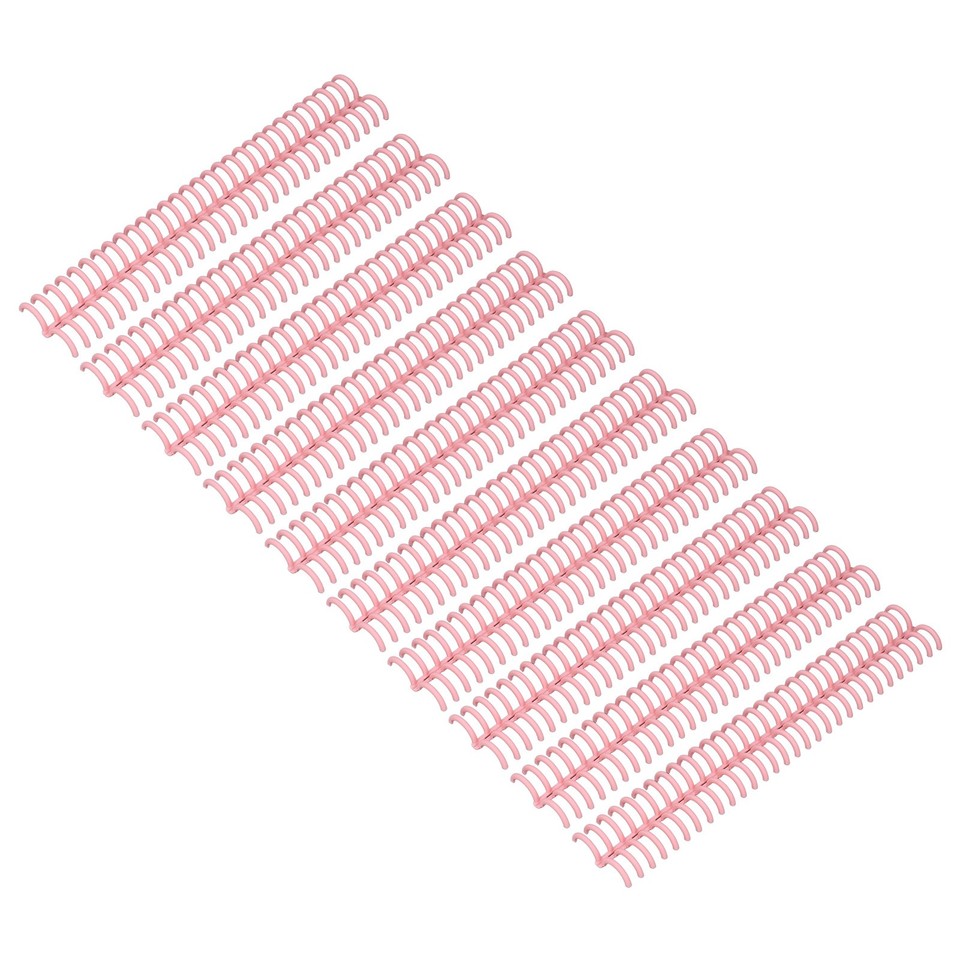 A4 Plastic Binding Combs 10Pcs 150 Pages 30 Ring Pink Easy Open Close ...