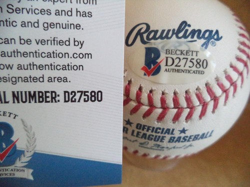 DEVON WHITE 3X WS CHAMPS MARLINS SIGNED AUTOGRAPH ML BASEBALL BECKETT ...