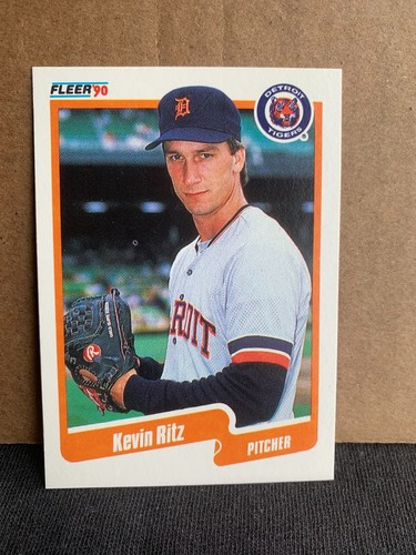 1990 Fleer Baseball Card Detroit Tigers Kevin Ritz | eBay