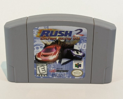 Rush 2 Extreme Racing USA N64 Nintendo 64 Game Authentic *Pictures of ...