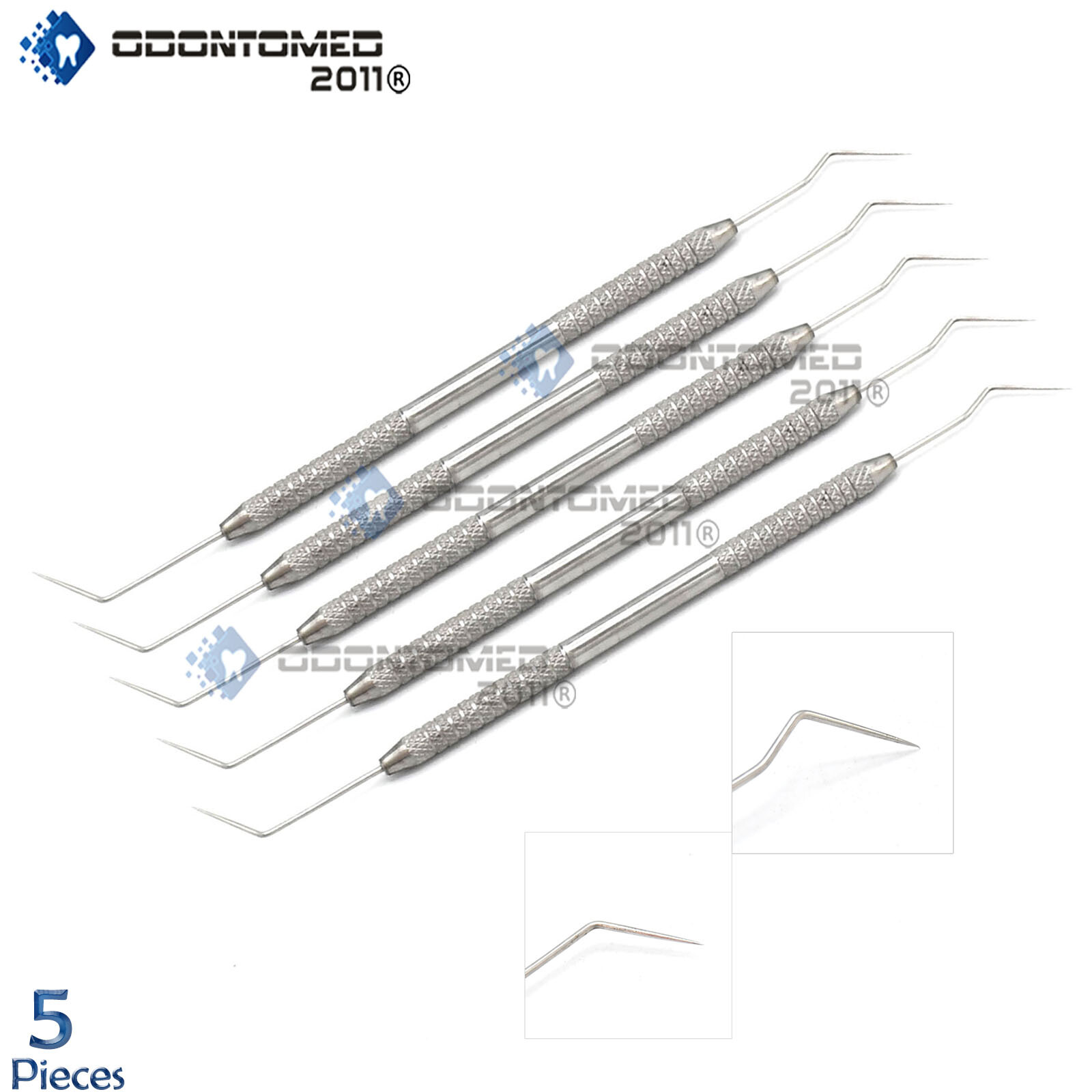 ODM 5-Pcs Set Of Plugger Root Canal #5/7 Double Ended Dental Instrument ...