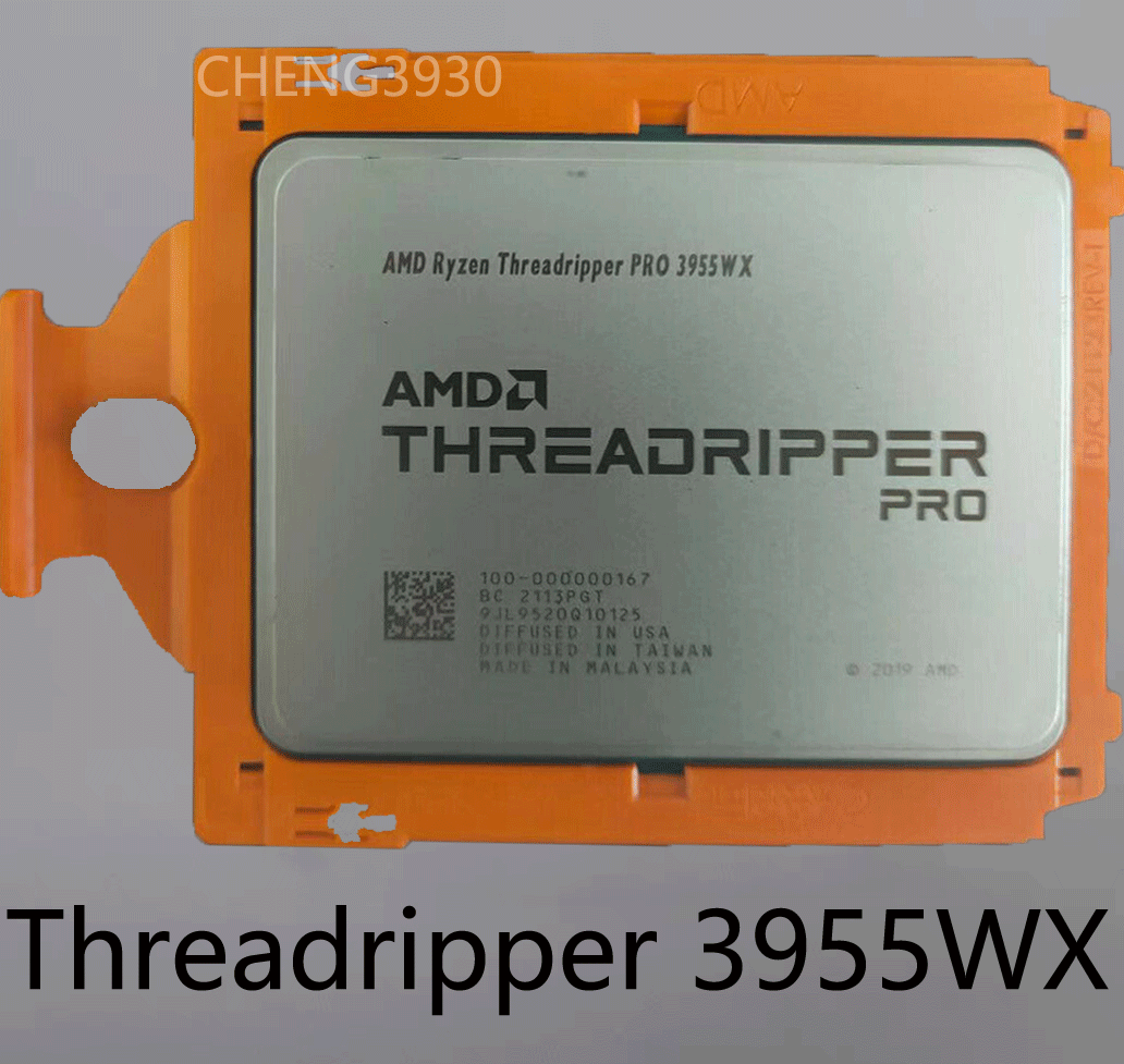 AMD Ryzen Threadripper Pro 3955wx 3.9ghz 16 Core swrx8 CPU Processor | eBay